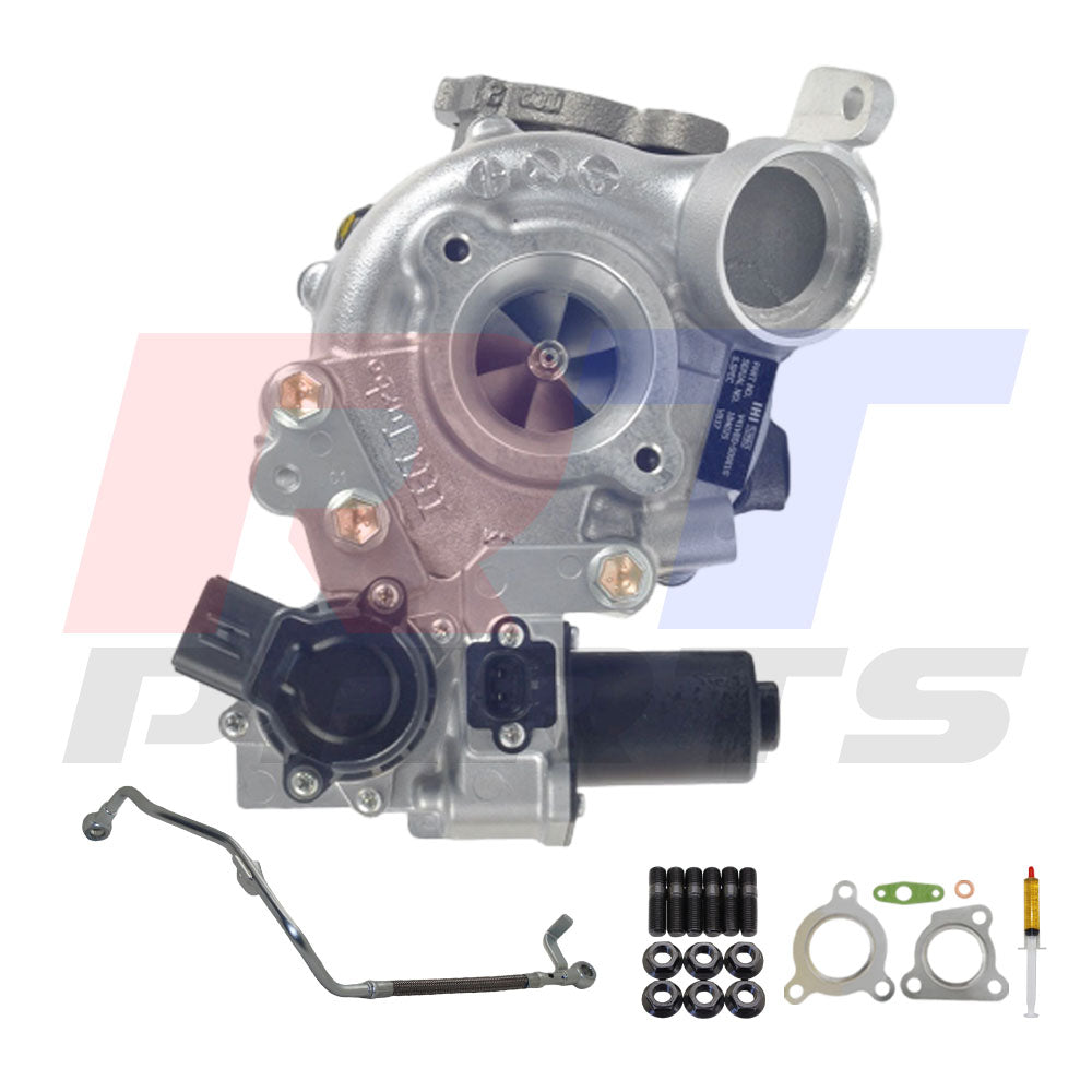 Genuine Turbo Charger RHV4 With Genuine Oil Feed Pipe For Toyota LandC ...